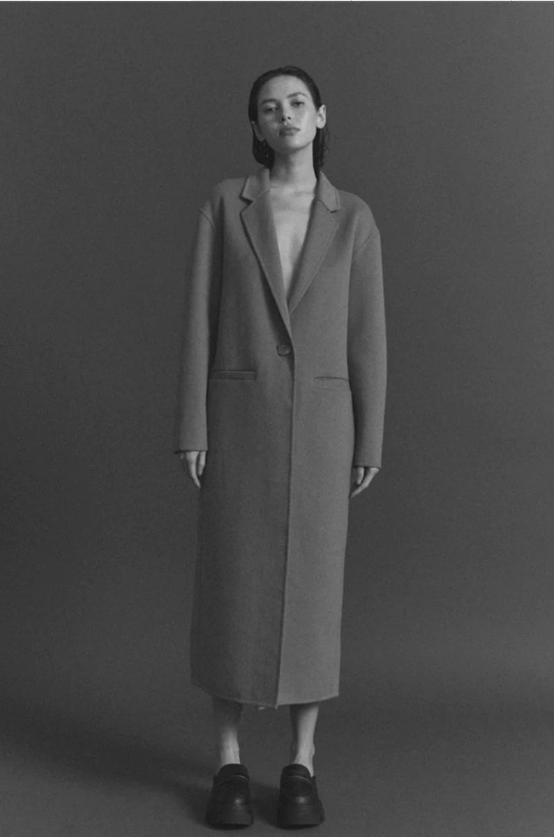 FRIEND OF AUDREY - PEARSON DOUBLE FACED WOOL COAT – THE LOFT St Georges